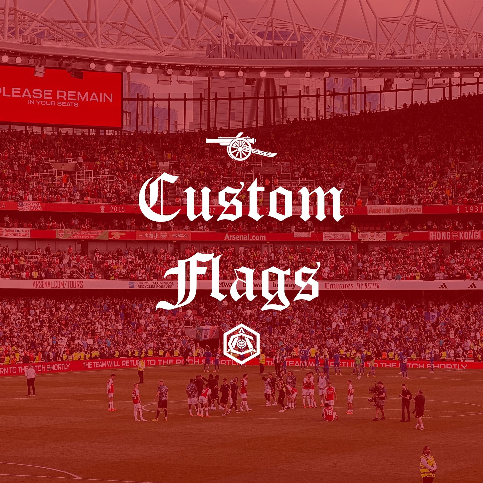 Custom Flags – The Arsenal Stickers