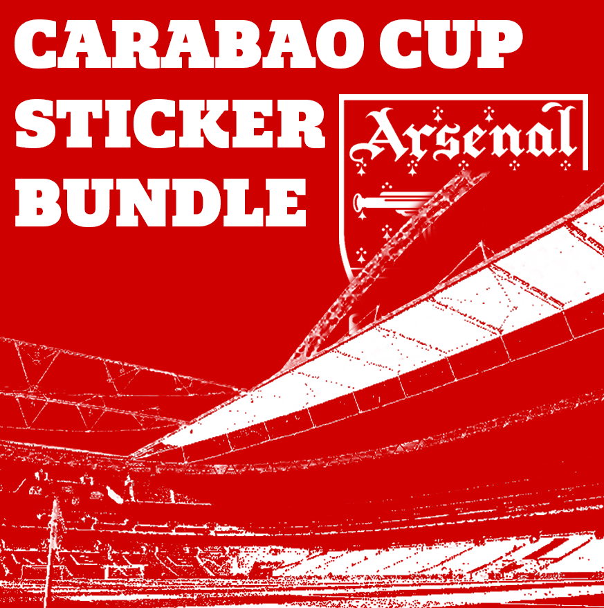Carabao Cup Final Sticker Bundle – The Arsenal Stickers